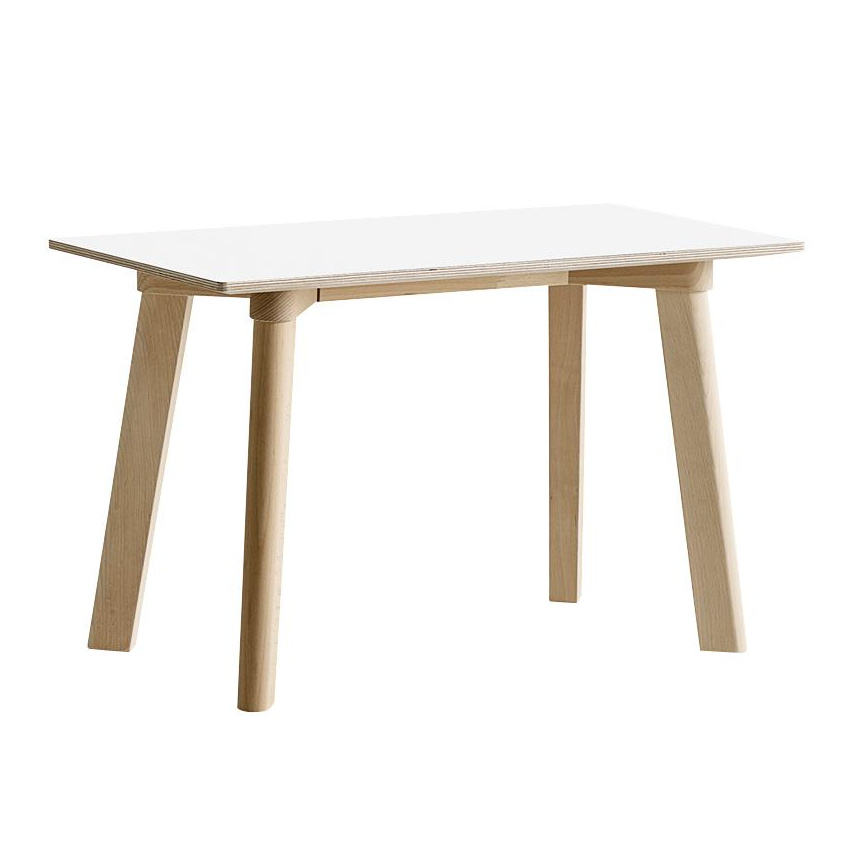 HAY - Copenhague Deux CPH 215 Sitzbank 75x35cm - perlweiß/Sperrholz mit ...