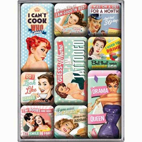 Nostalgic-Art 83064 Say it 50's - Say It 50's - Cheeky Slogans, Magnet ...